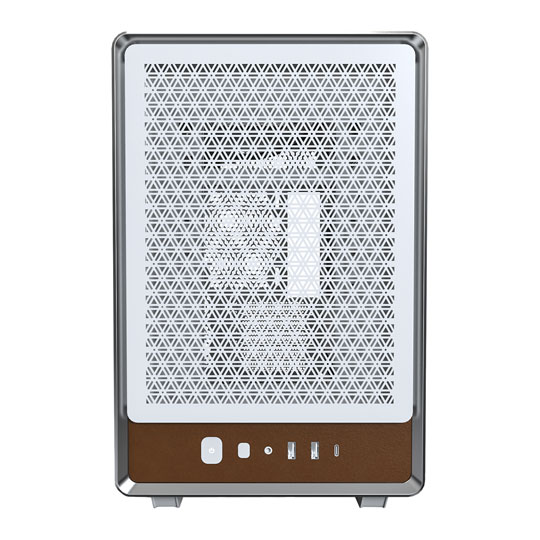 Montech Heritage White Tempered Glass/Leather MicroATX Case LN153100 ...