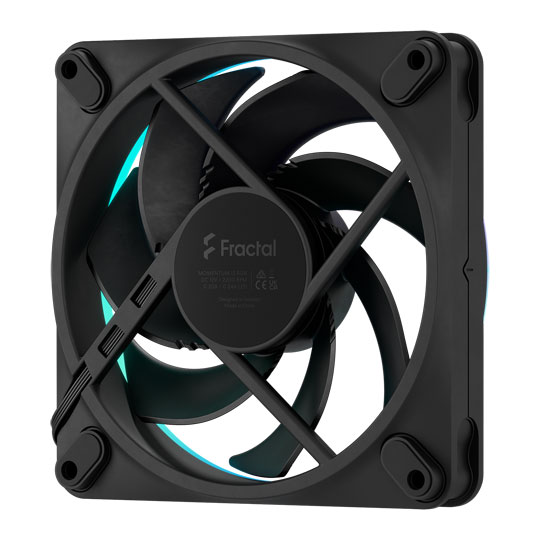Fractal Design Momentum 12 RGB 120mm Fractal-Connect PWM Cooling Fan ...