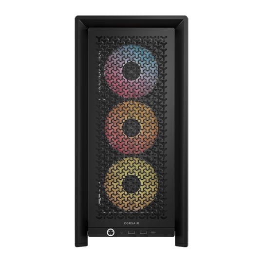 Corsair FRAME 4000D RS ARGB Black Tempered Glass Modular Mid Tower ATX ...