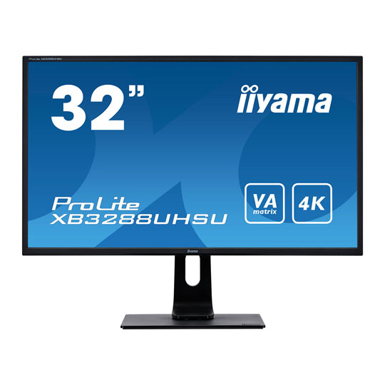 Refurbished iiyama ProLite 32" 4K Ultra HD 10-Bit VA Monitor with ...