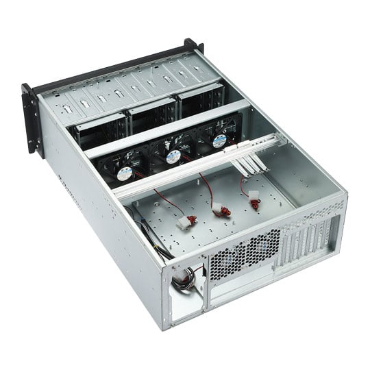 Codegen 4U Rackmount 635mm Deep 2 x 80mm HDB and 6 x 120mm PWM HDB Black Fans Included LN155642 ...