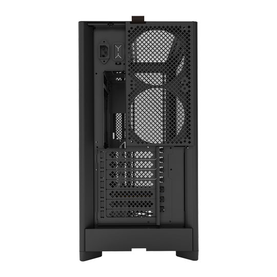 Montech HS01 Black Reversible Mid Tower PC Case LN155649 - HS01 (B ...