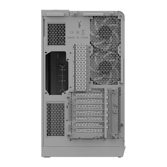 Thermaltake The View 390 Snow White Dual Chamber Mid Tower Tempered ...