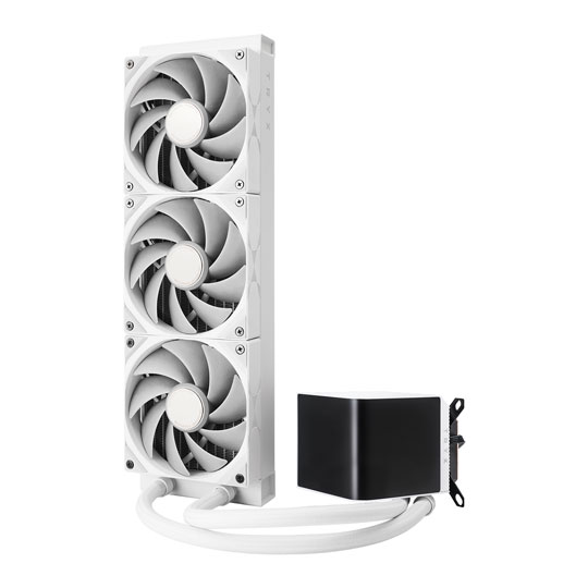 TRYX PANORAMA 360mm White AIO CPU Liquid Cooler Intel AMD LN156646 - L ...
