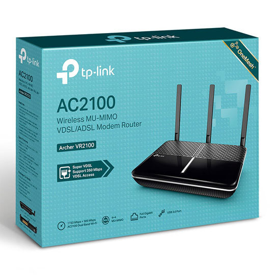 Refurbished TP-LINK Archer VR2100 VDSL/ADSL Modem Router LN156971 | SCAN UK