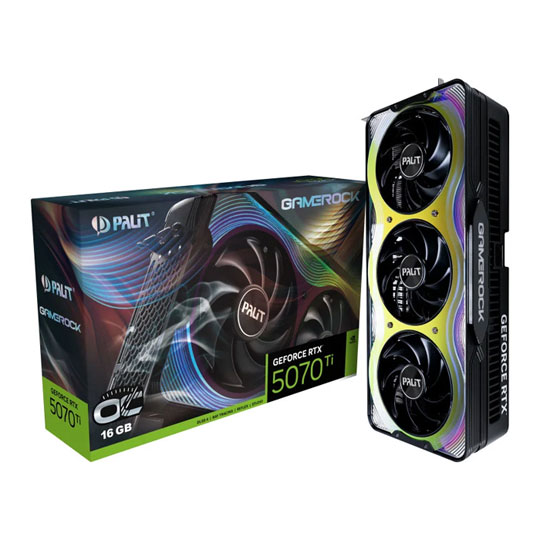 Refurbished - Open Box PALIT NVIDIA GeForce RTX 5070 Ti 16GB GAMEROCK ...