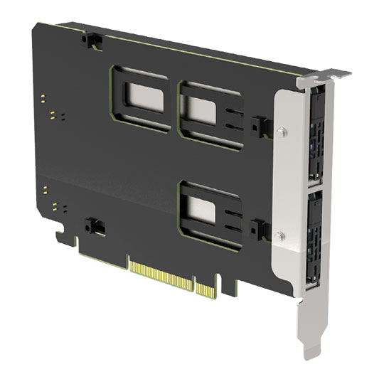 ICY DOCK ExpressSlot Elite 2 Bay M.2 NVMe SSD to PCIe 5.0 x8 Mobile ...