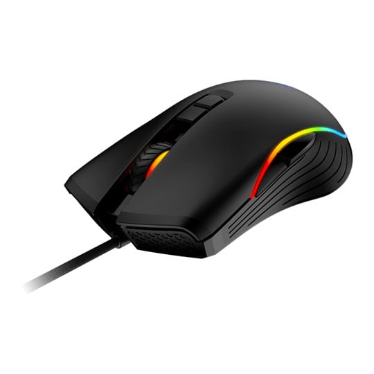 MSI Forge GM300 Wired Black Optical RGB 7200dpi Gaming Mouse LN161305 ...