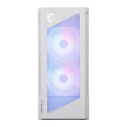 MSI MPG VELOX 300R AIRFLOW PZ White Mid Tower Tempered Glass PC Gaming Case LN161647 - MPG VELOX ...