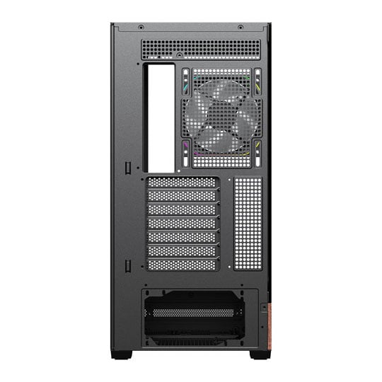 VIDA Elegance Black Tempered Glass Mid Tower PC Gaming Case LN162006 ...