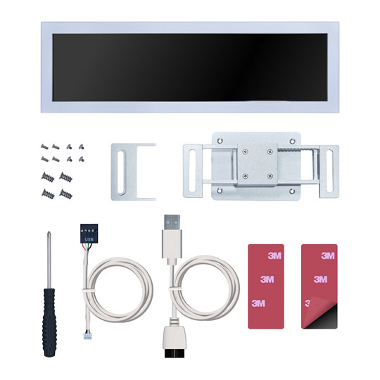 Lian Li 8.8" Universal Screen With Modular Freestanding Mount/Case ...