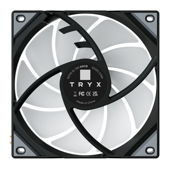 TRYX ROTA SL 120 ARGB Black 120mm Triple Fan Pack LN163153 - F-R120A ...