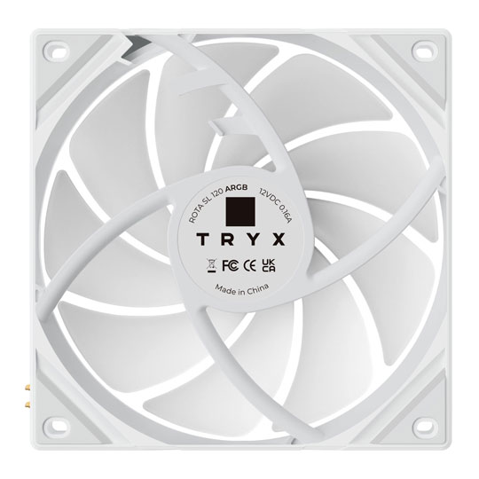TRYX ROTA SL 120 ARGB White 120mm Triple Fan Pack LN163154 - F-R120A ...