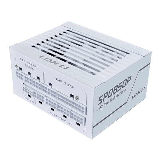 Lian Li SP Platinum 850W Fully Modular 80+ Platinum ATX 3.1 White SFX ...
