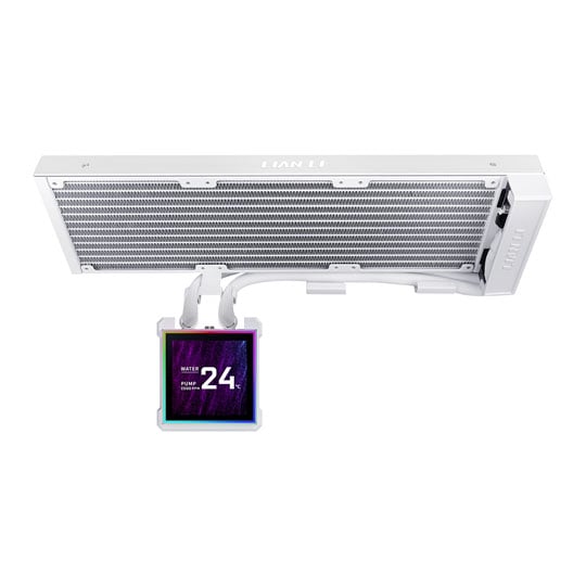 Lian Li Hydroshift II LCD-S 360N White All-in-One Fanless CPU Cooler ...