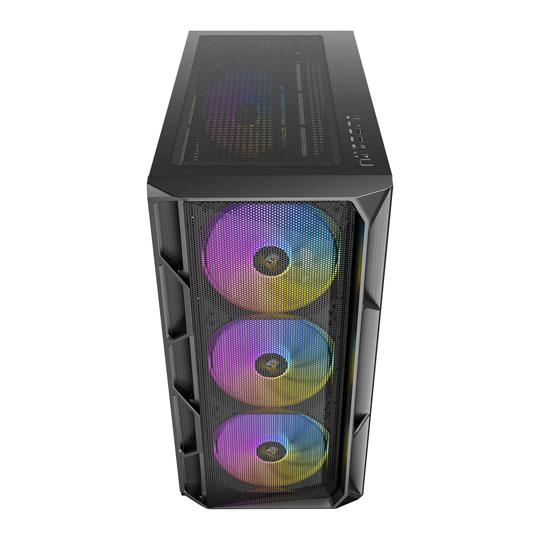 Antec AX1000 ARGB Black Tempered Glass Mid-Tower Case LN164119 - 0 ...