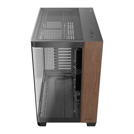 Antec C8 Curve Wood Full Tower Tempered Glass PC Gaming Case Black ...