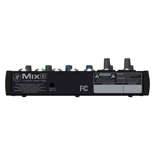 (Open Box) Mackie Mix8 8 Channel Compact Mixer LN165177 - 2044095-03 ...