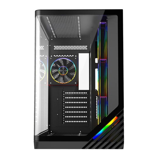 Powercool Venus Black Tempered Glass Mid Tower Gaming Case LN165633 ...