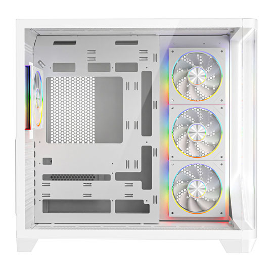 Powercool Venus White Tempered Glass Mid Tower Gaming Case LN165634 ...