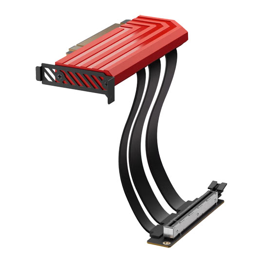 HYTE PCIe 5.0 Hyper Riser (x16) GPU Riser Cable 200mm Black Cherry ...