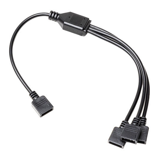 EK-Loop 300mm D-RGB 3-Way Splitter Cable LN168139 - 3831109848067 | SCAN UK