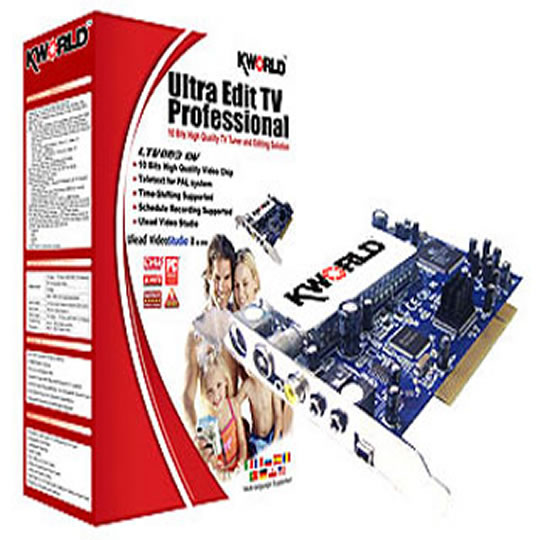 Kworld DV/AV/TV 883 Pro 3 in 1 Video Editing Card SVideo/Video In/Audio ...