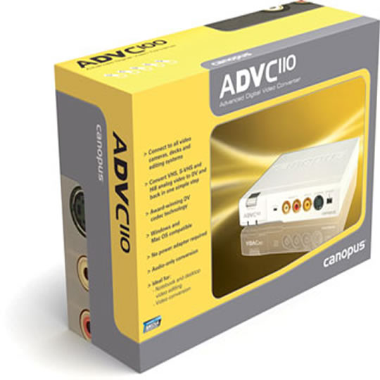 Canopus ADVC-110 Advanced Digital Video Converter LN16306 - CAN-ADVC110 ...