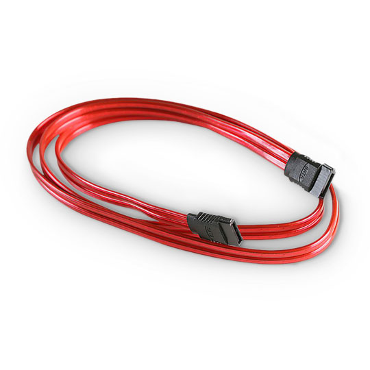 Scan 100cm SATA to SATA Adapter Cable - Red LN5128 - RB-410 | SCAN UK