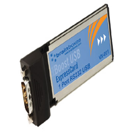 Brainboxes VX-001 Express Card 1 Port RS232 LN20922 | SCAN UK