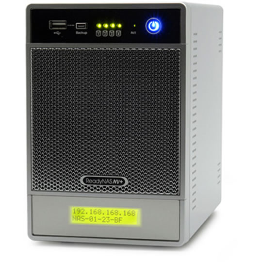 RND4000-100EUS NetGear ReadyNAS NV+ 4 Bay Gigabit Desktop Network ...
