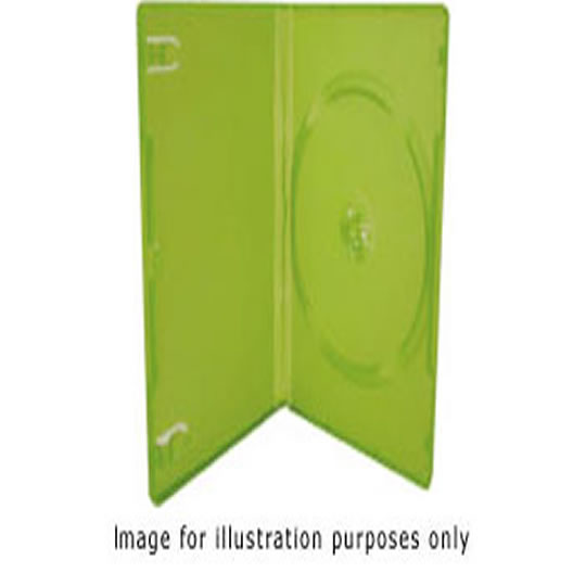 100pcs DVD Single Media Case *Bright Green* (Holds One DVD/CD) LN21747 ...