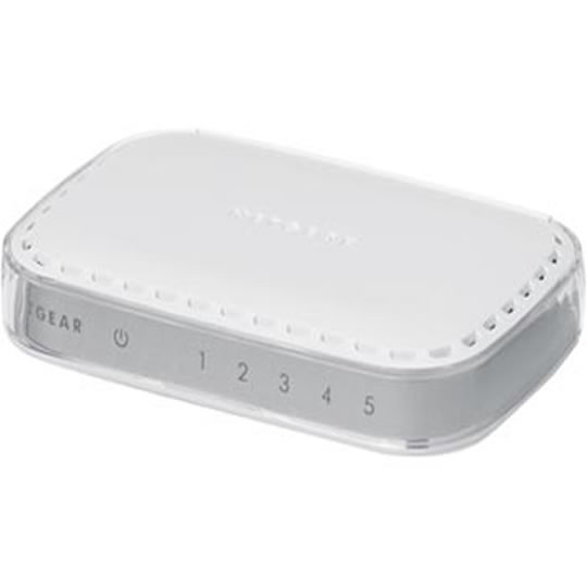 Netgear GS605UK White Gigabit Ethernet Switch 10/1000 GbE 8 Port ...