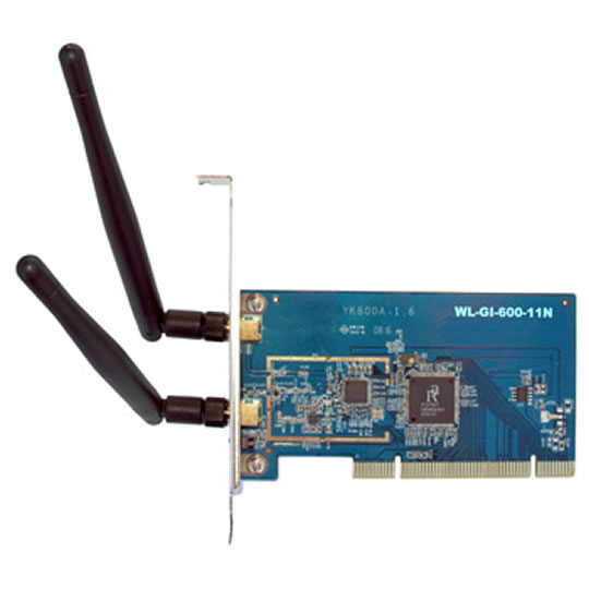 Dynamode Wireless PCI Adapter 300Mbps 11n LN24551 - WL-GI-600-11N | SCAN UK