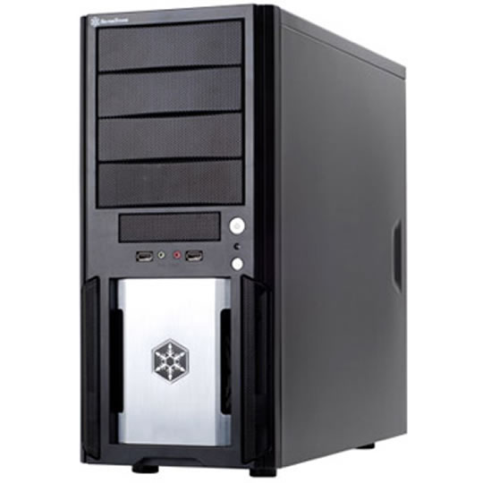 Silverstone Tech. PS02B Precision Black/ Silver Mid Tower Computer Case ...